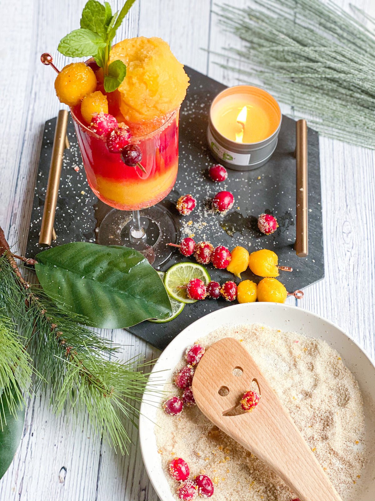 Christmas Cran-Mango Float – Pat Cooks