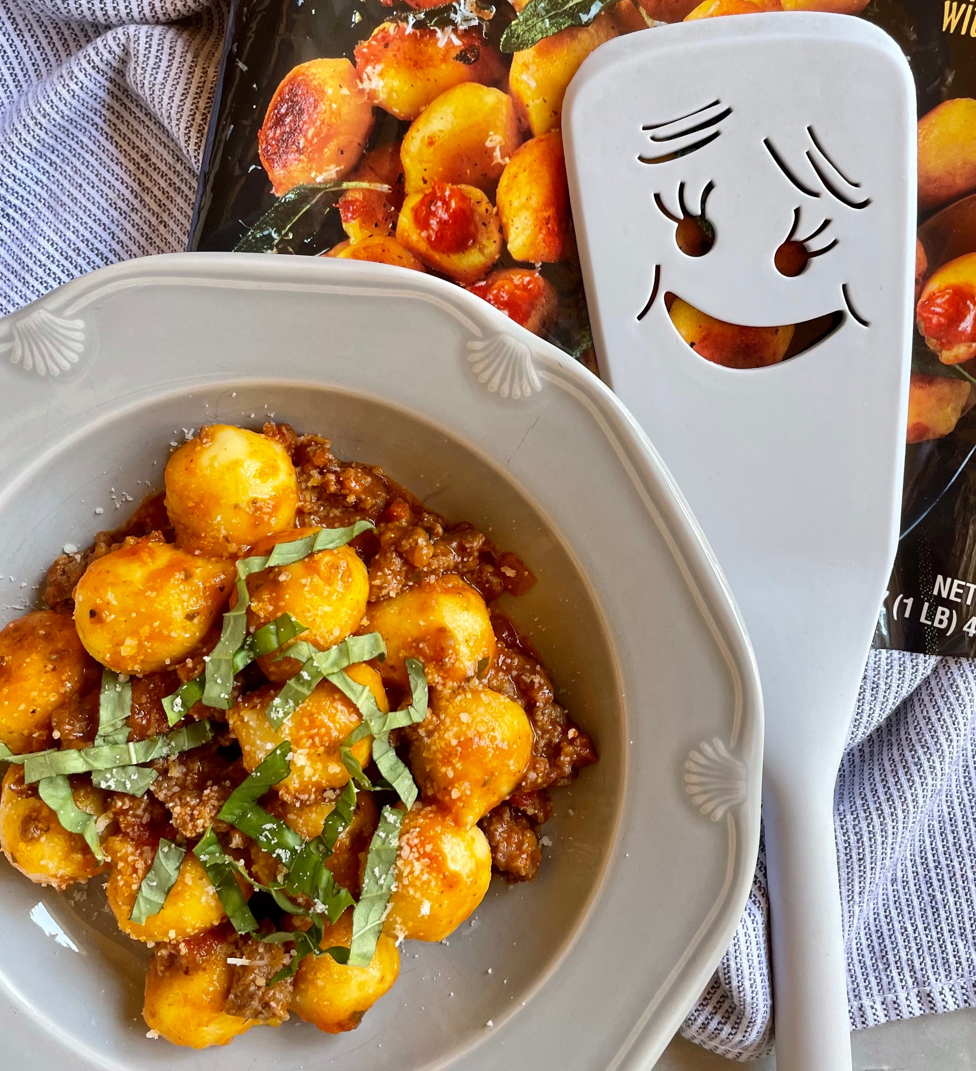Outside In Gnocchi with Meat Sauce – Pat Cooks