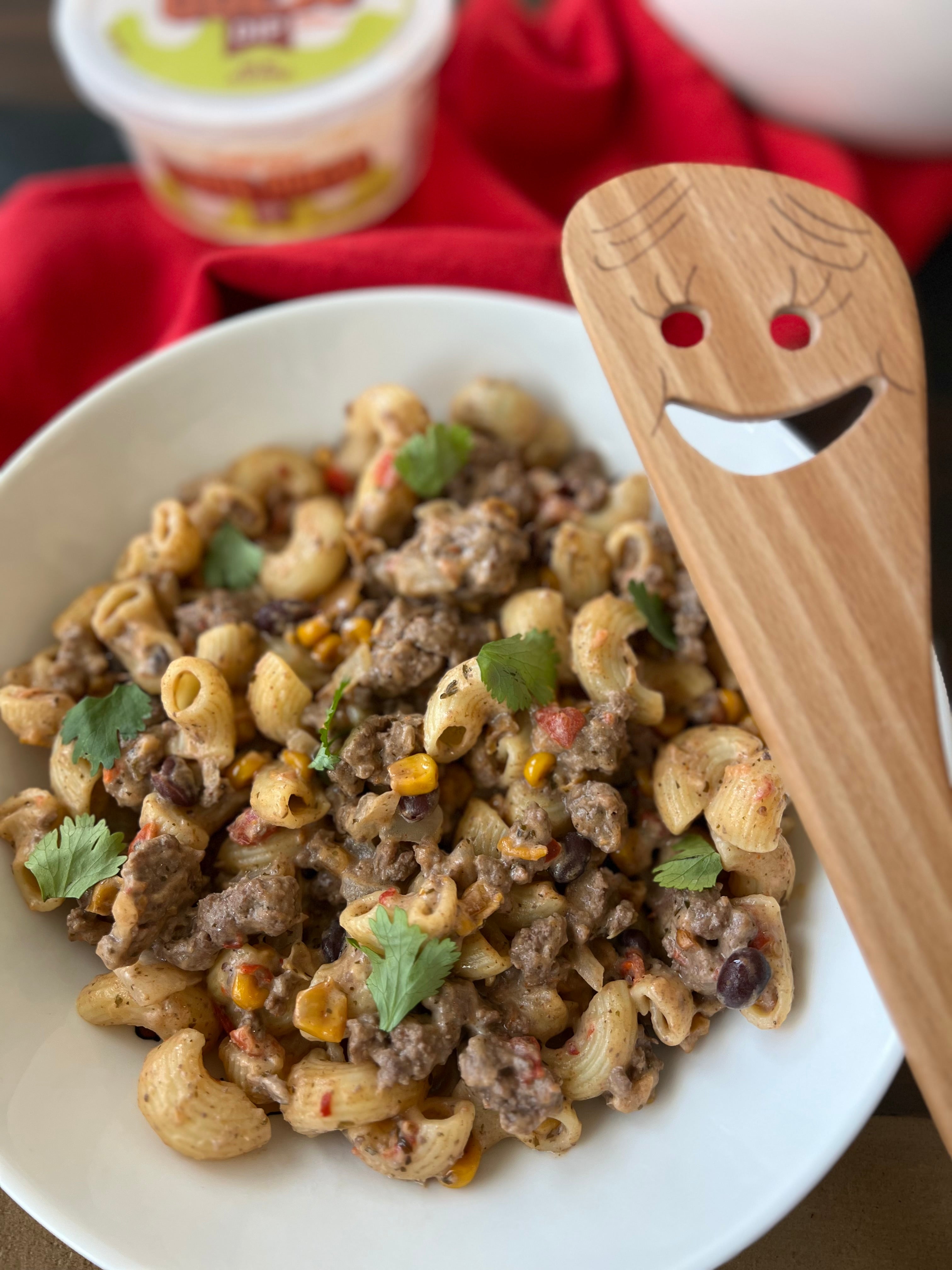 Cheesy Beefy Mac – Pat Cooks