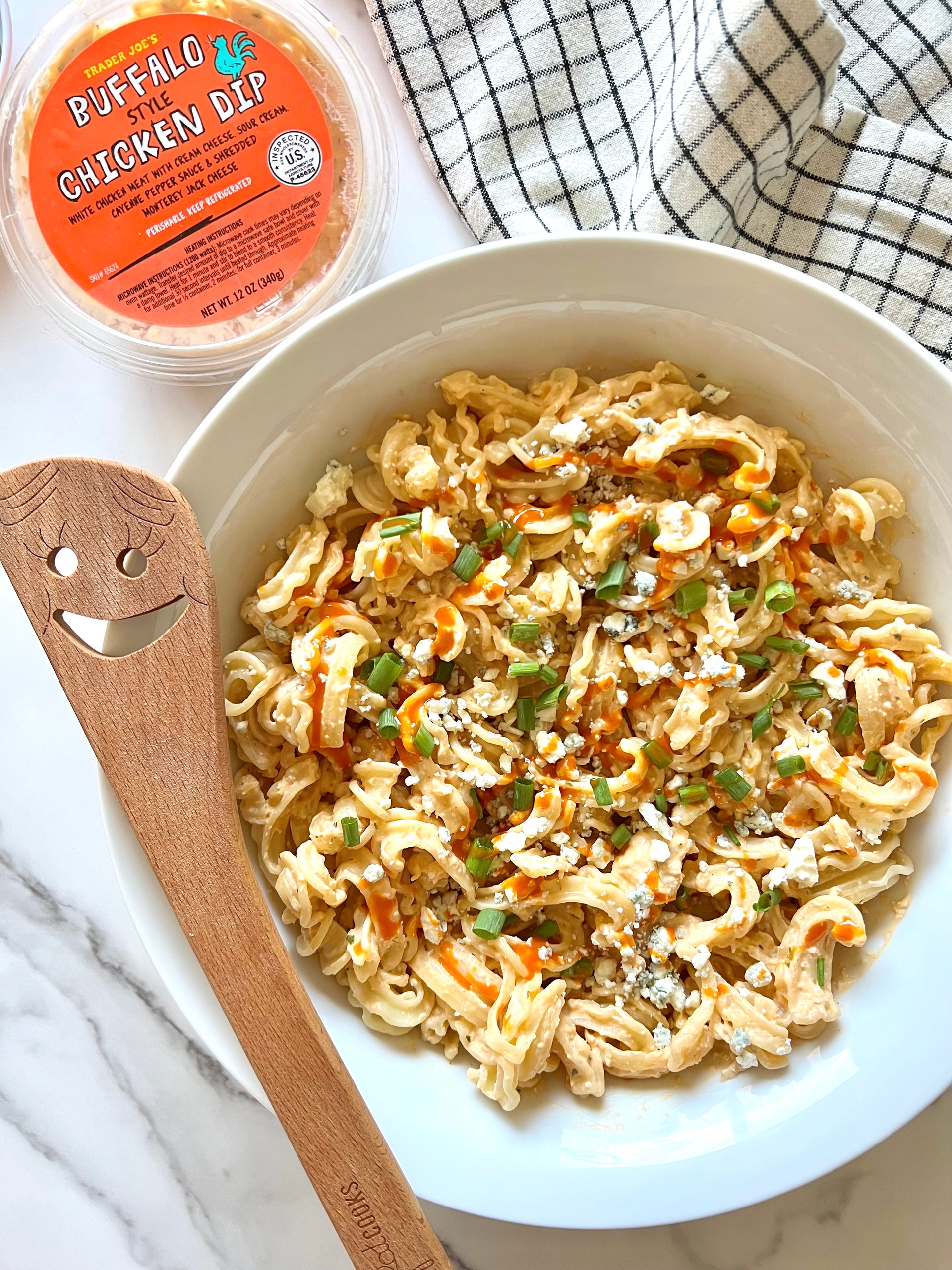 Buffalo Chicken Pasta – Pat Cooks