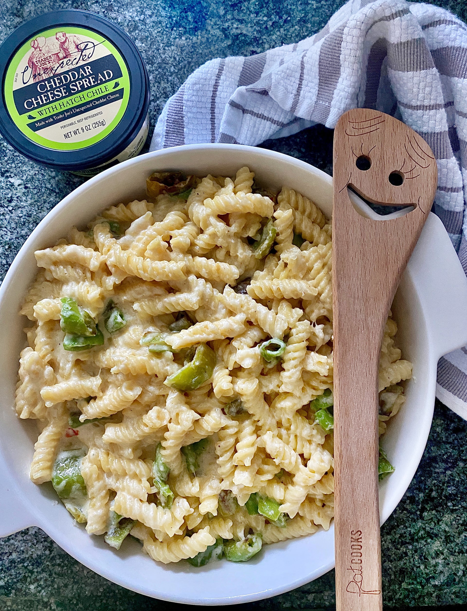 Unexpected Cheddar Hatch Chile Mac & Cheese – Pat Cooks